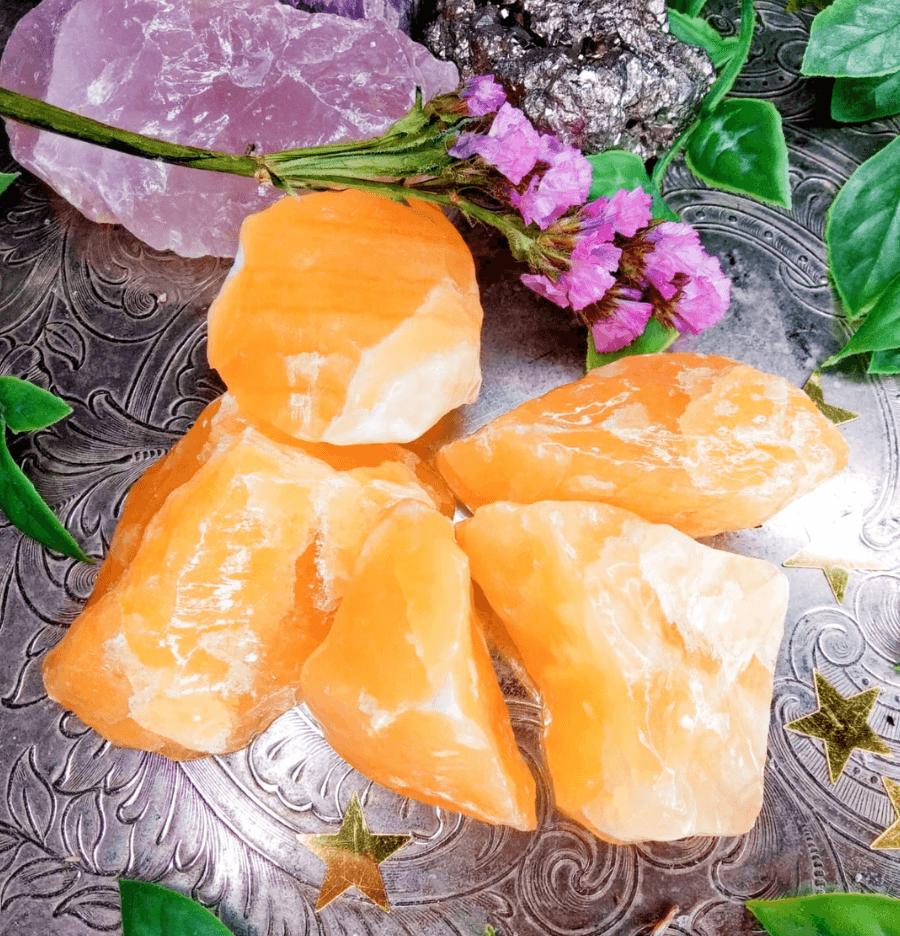 Raw Orange Calcite: The Stone of Revitalization – Spirit and Stardust